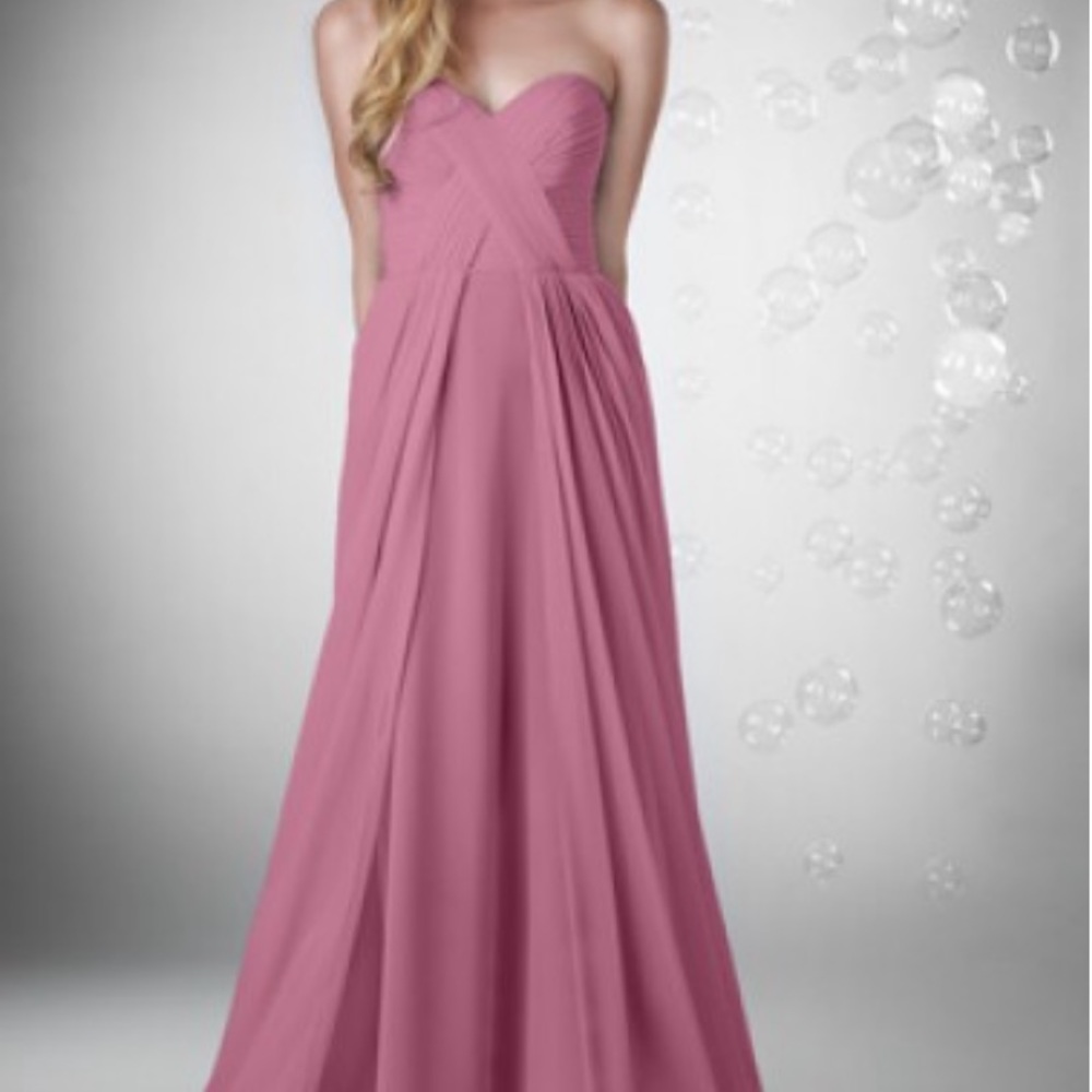 Bari Jay Style 720 Bridesmaid Dress Dusty Rose - Gem